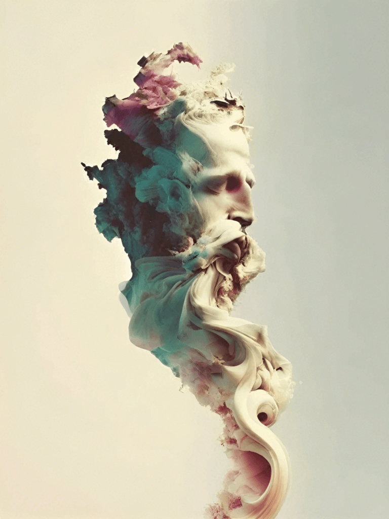 Dreamlike Void Smoke Gods Fantasy Art